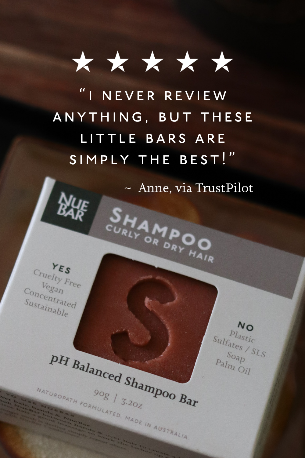 Solid Shampoo Bar For Dry Or Curly Hair | Australian Made | pH balanced ...